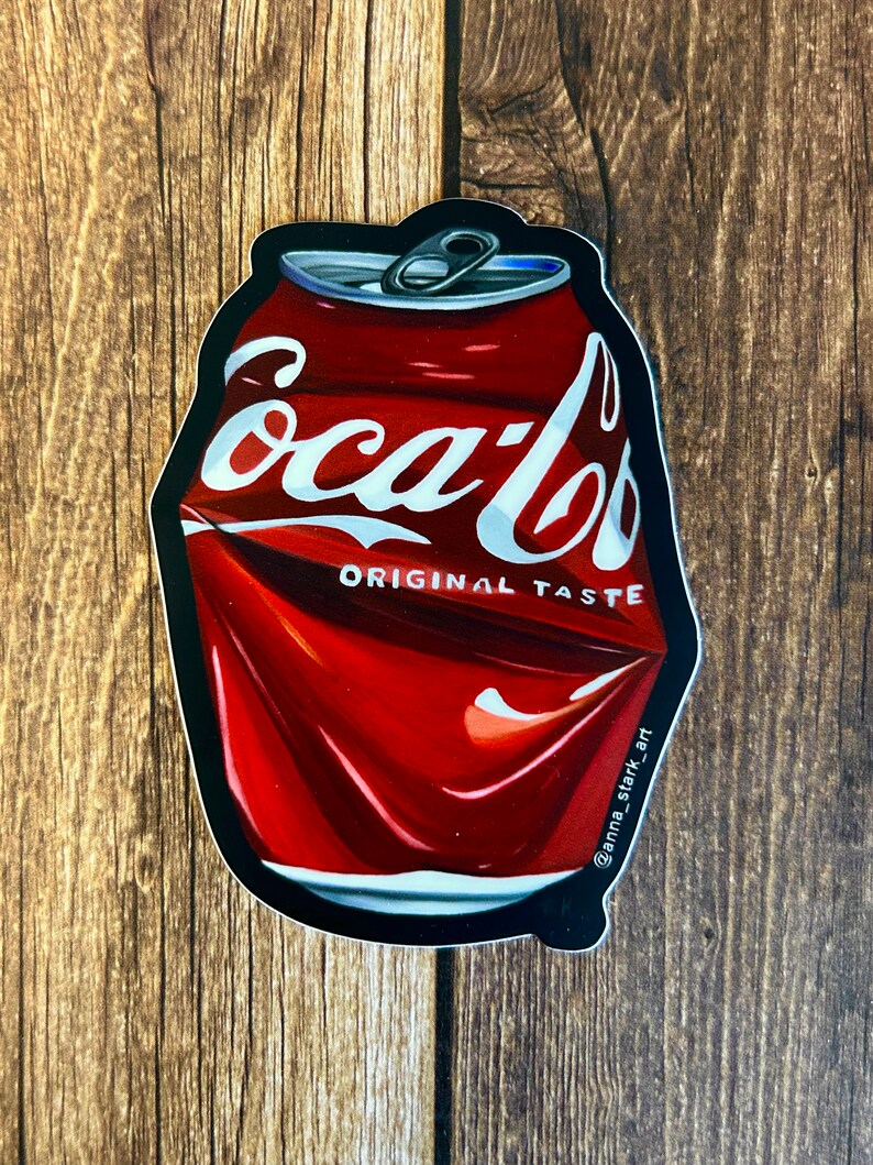 Coca-cola Sticker - by Anna Stark - Etsy