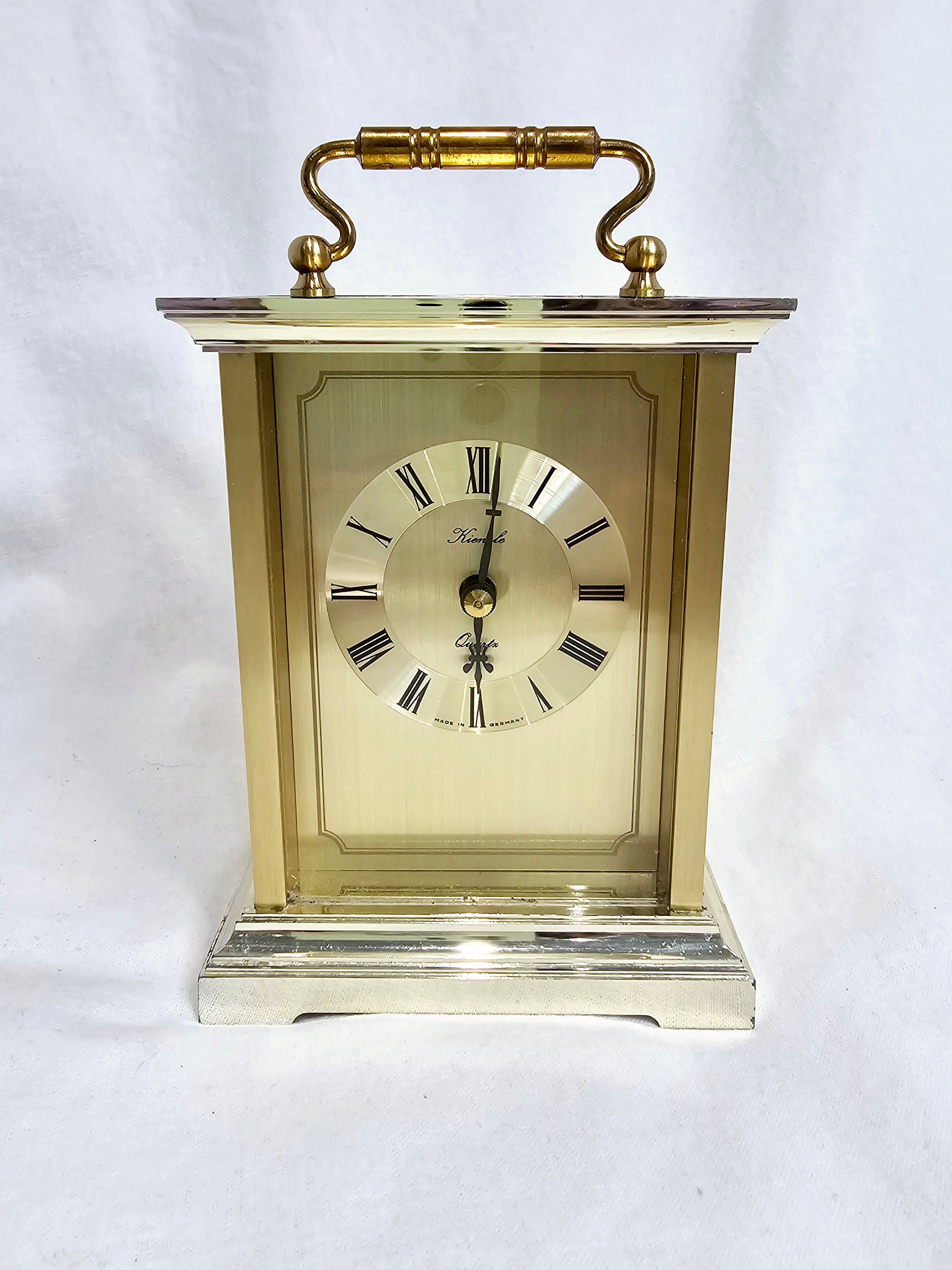 Vintage Kienzle Quartz Desk Clock Made in Germany Metal - Etsy