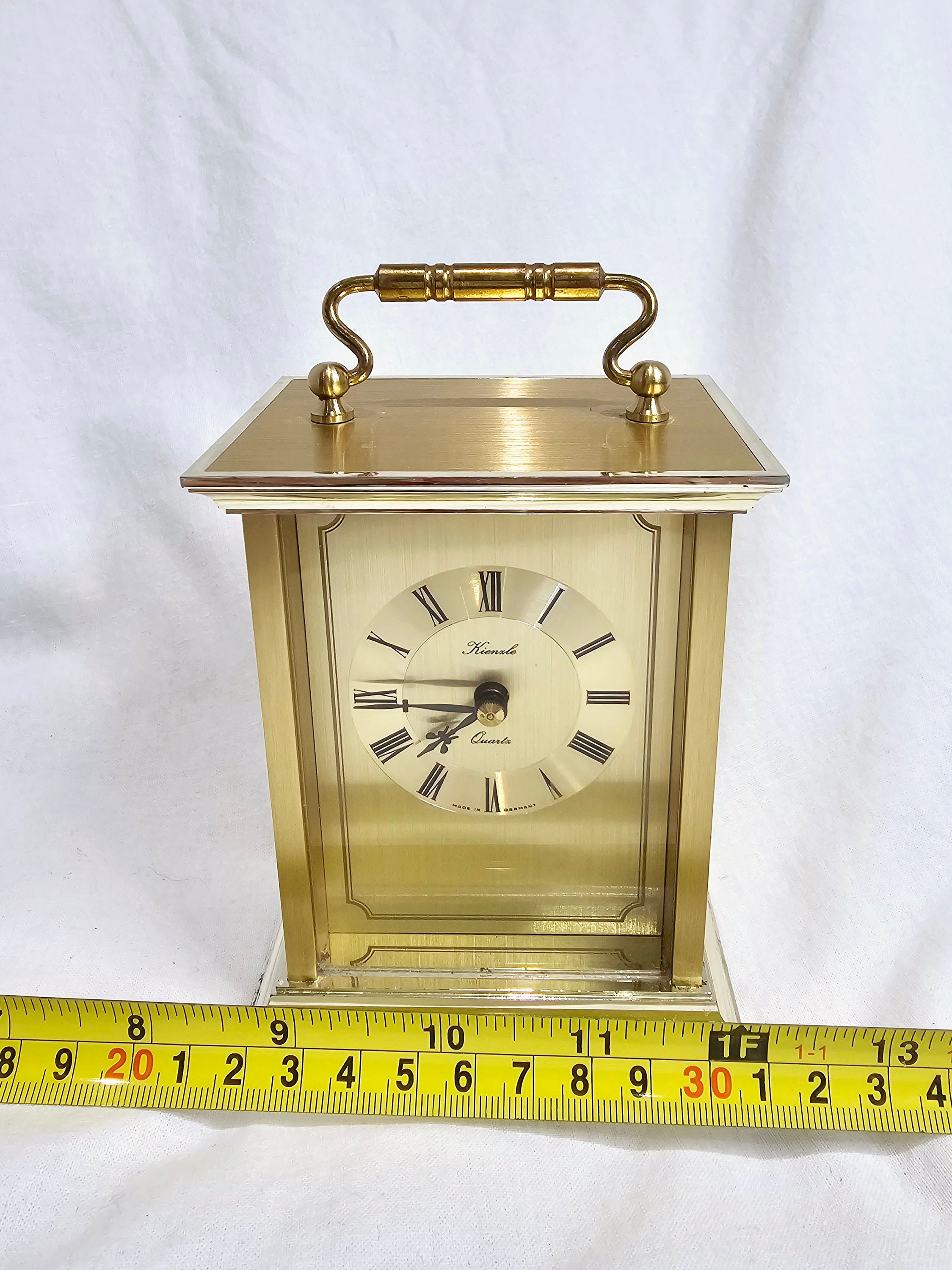 Vintage Kienzle Quartz Desk Clock Made in Germany Metal - Etsy