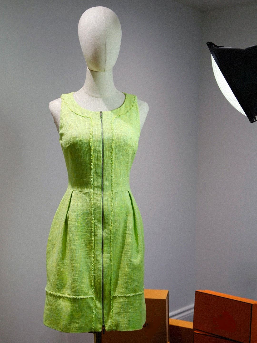 Vintage Karen Millen Neon Yellow Dress - Etsy