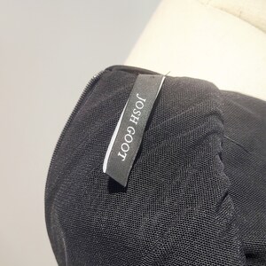 Vintage Josh Goot Rushed Black Dress - Etsy