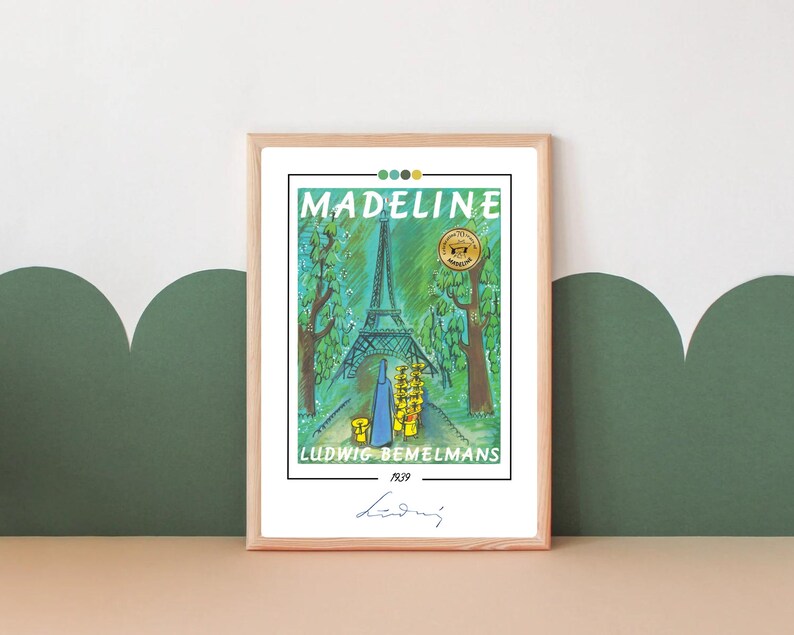 Madeline Book Cover Poster Ludwig Bemelmans Things Poster Print ...