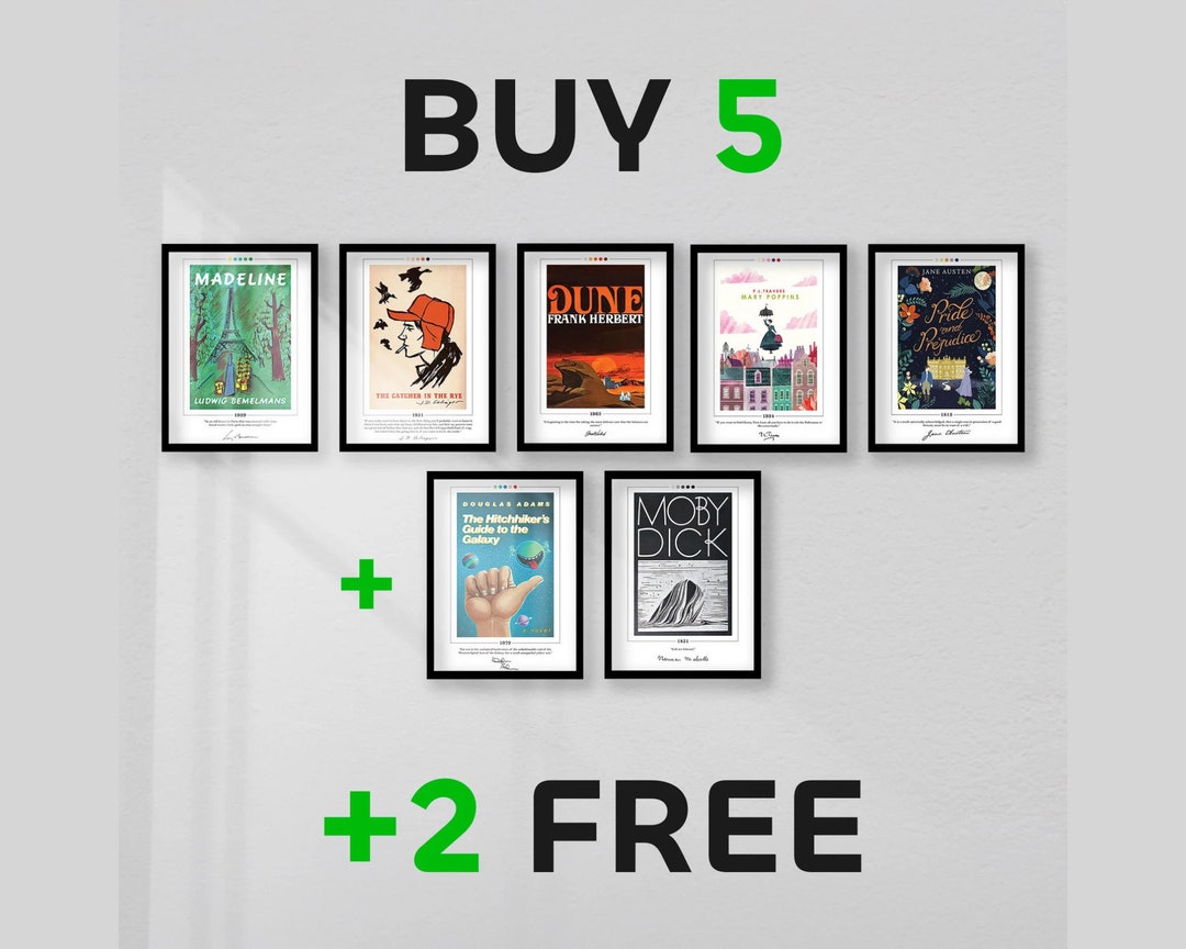 Personalised Book Cover Poster Print Book Custom Book Print Book Art ...