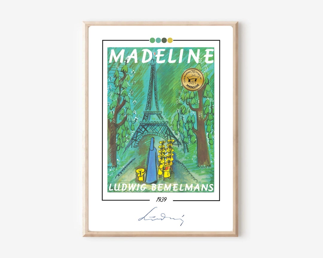 Madeline Book Cover Poster Ludwig Bemelmans Things Poster Print ...