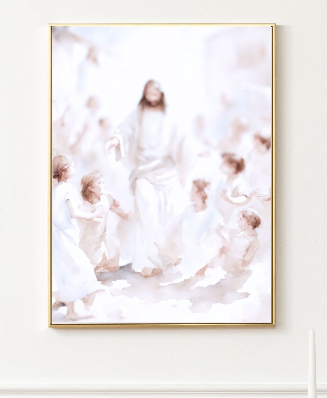 Poster "jesus With Children" - Etsy