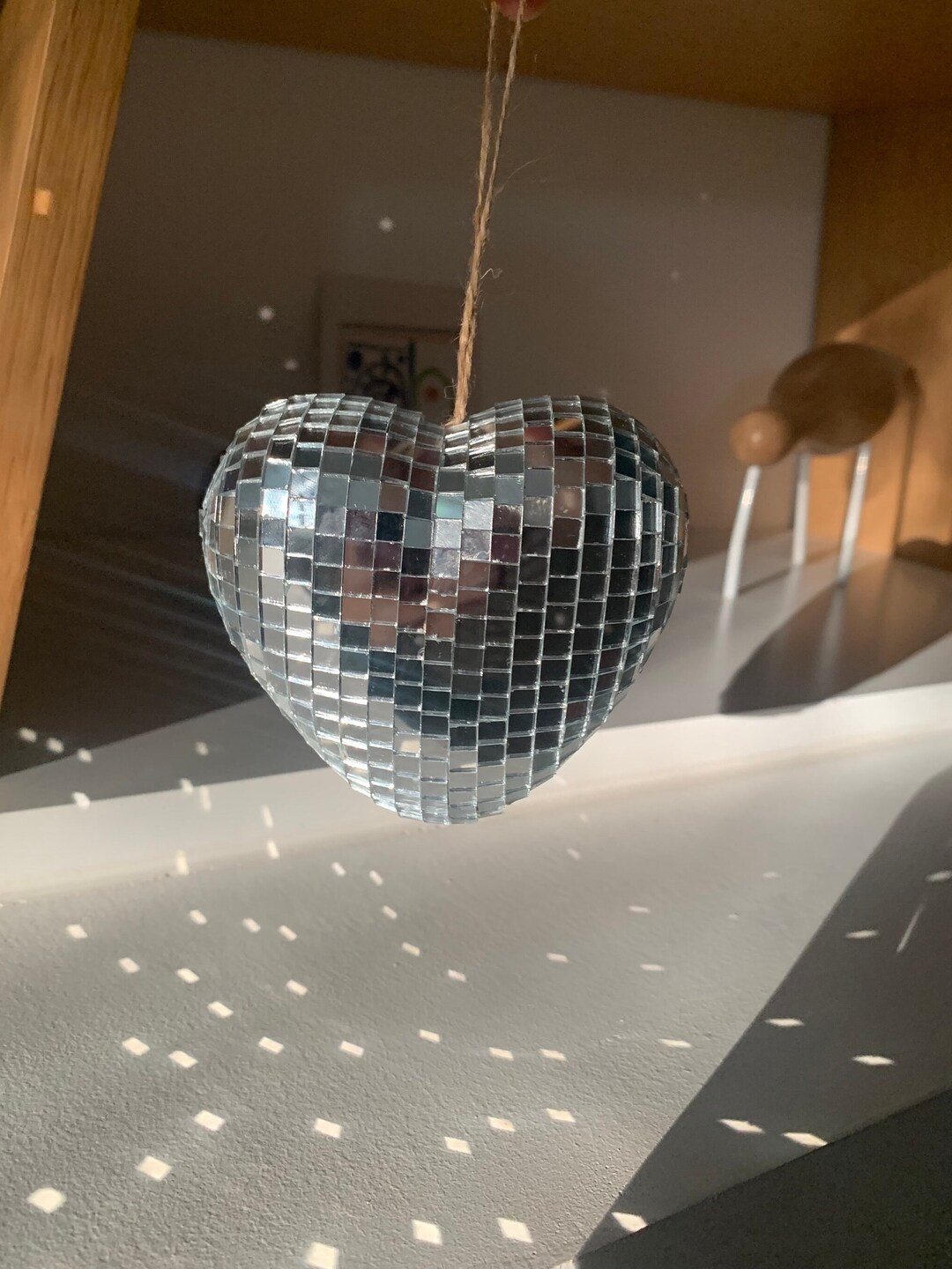 Mini Disco Heart - Etsy