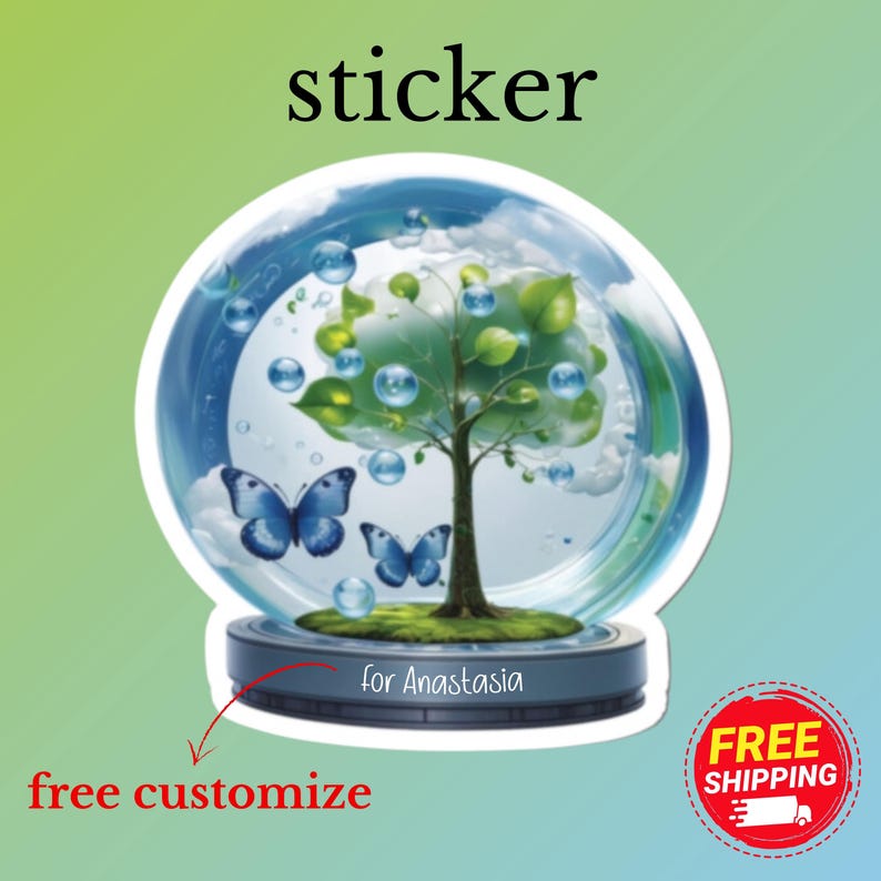 Personalized Frutiger Aero Y2K Nostalgia Kiss-cut Sticker 2000's ...
