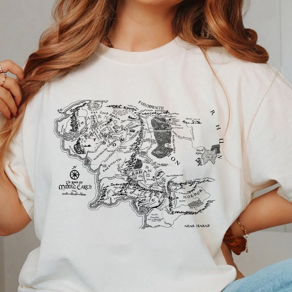 Middle Earth T Shirt - Etsy