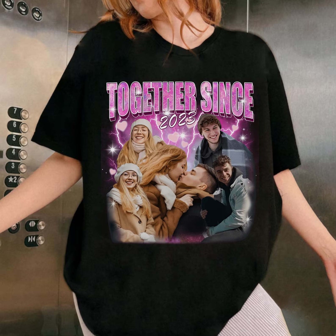 Custom Bootleg Rap Tee Custom Photo Couple Tshirt Custom Photo Shirt ...