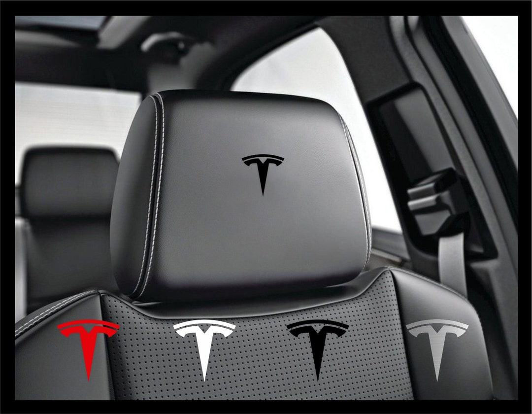 TESLA Headrest Decals Seat Stickers for Tesla Model 3 Model - Etsy