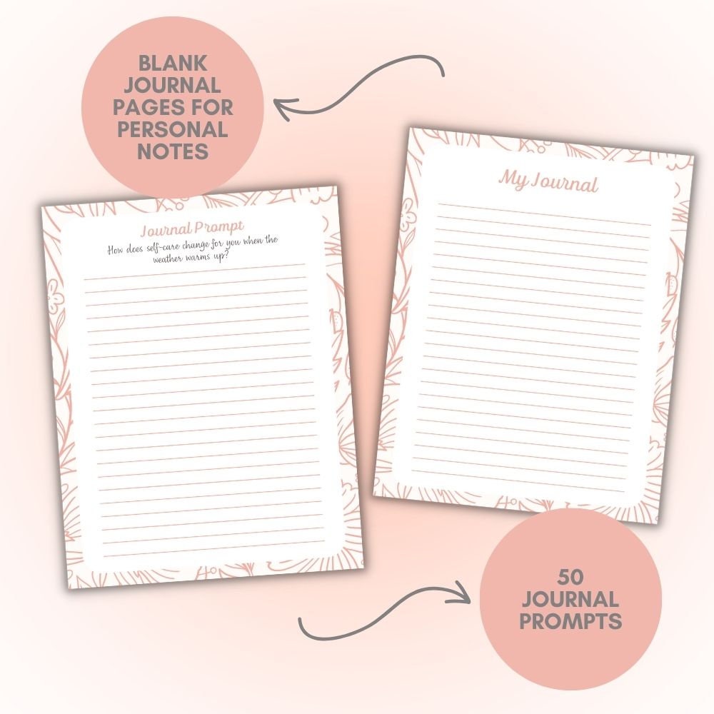 Spring Floral Journal Printable Spring Planner| Journal Prompts ...