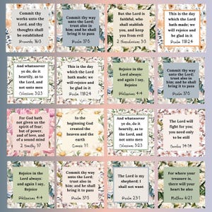 Christian Affirmation Cards | Bible Verse Affirmations | Inspirational ...