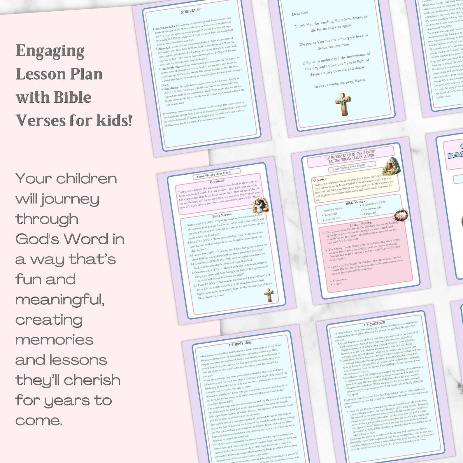Easter Activity and Lesson Plan Bundle| Sunday School Lesson Plan ...