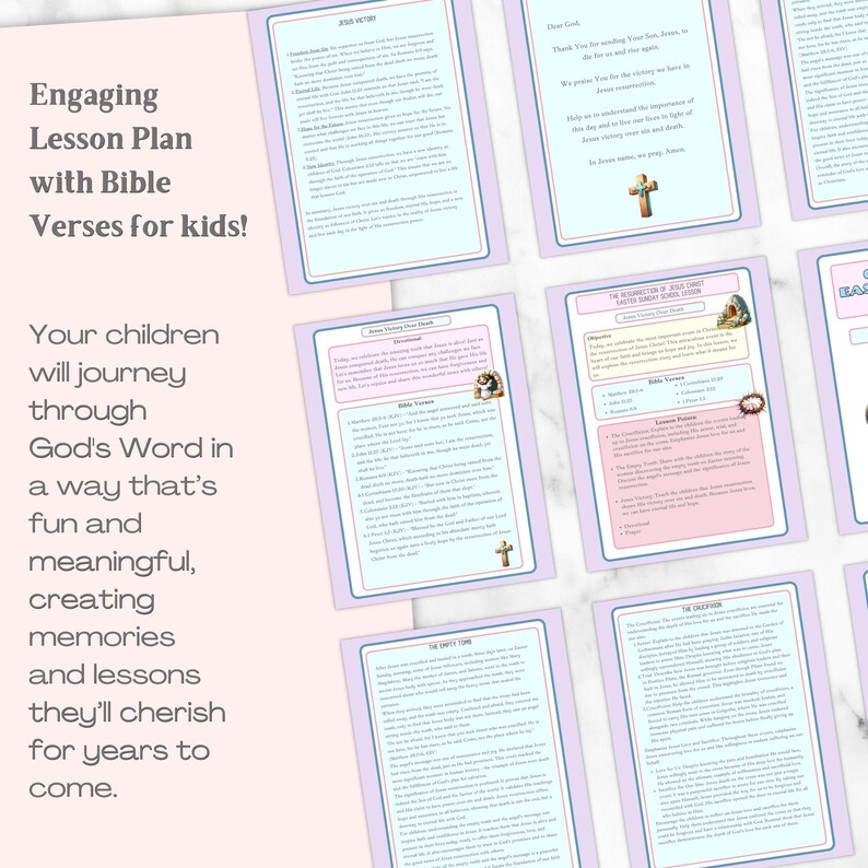 Easter Activity and Lesson Plan Bundle| Sunday School Lesson Plan ...