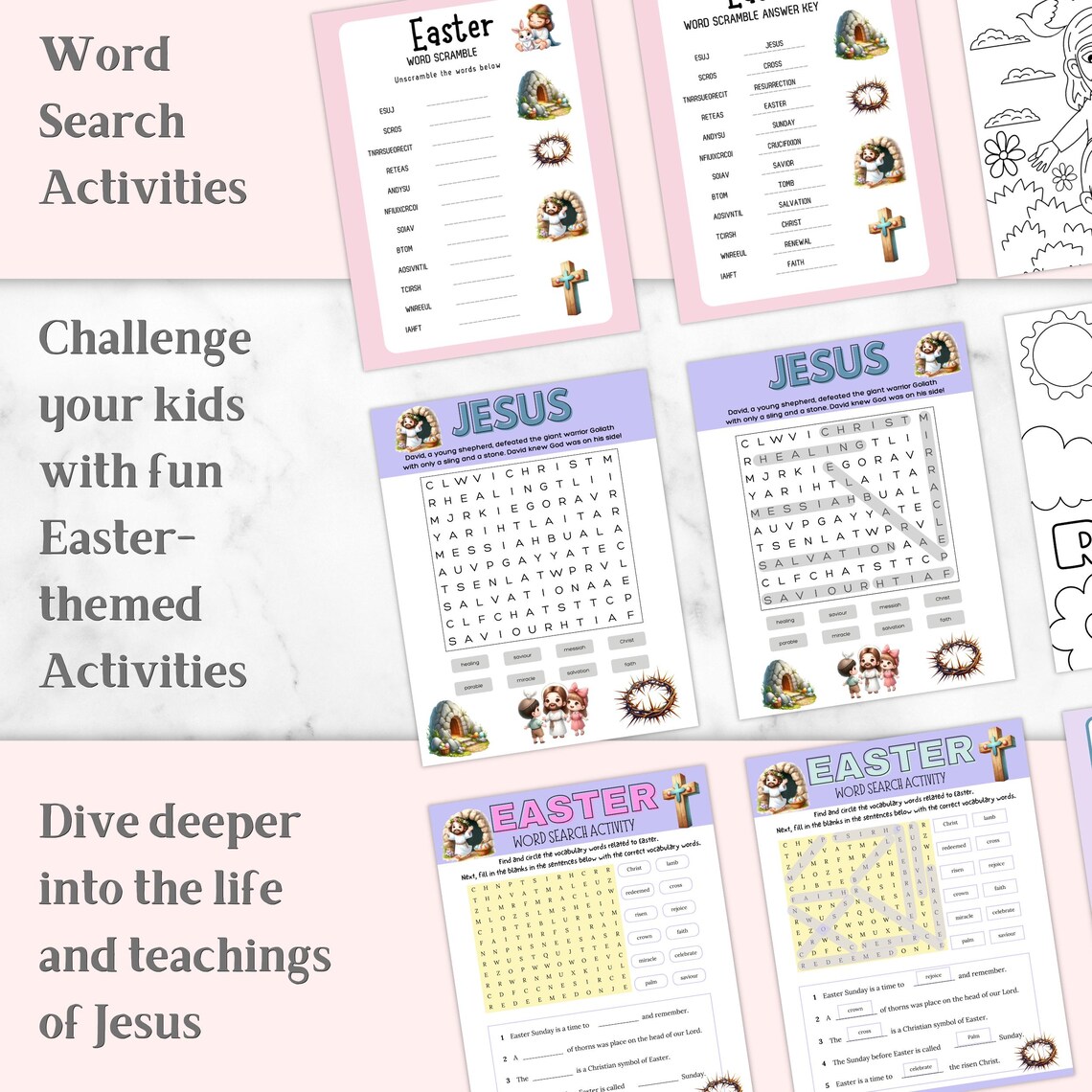 Easter Activity and Lesson Plan Bundle| Sunday School Lesson Plan ...