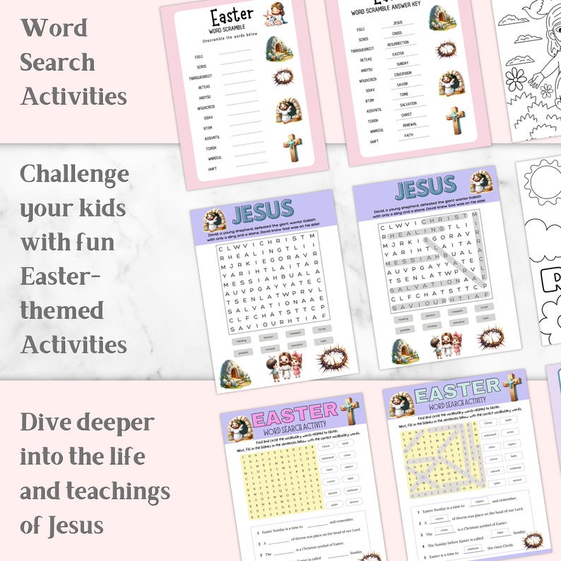 Easter Activity and Lesson Plan Bundle| Sunday School Lesson Plan ...