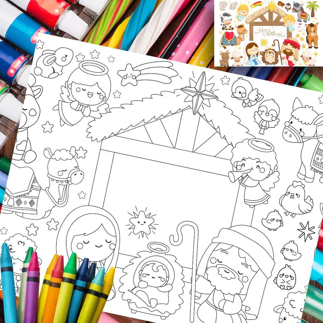 Kids Nativity Christmas Activity Bundle | Classroom Activities and ...