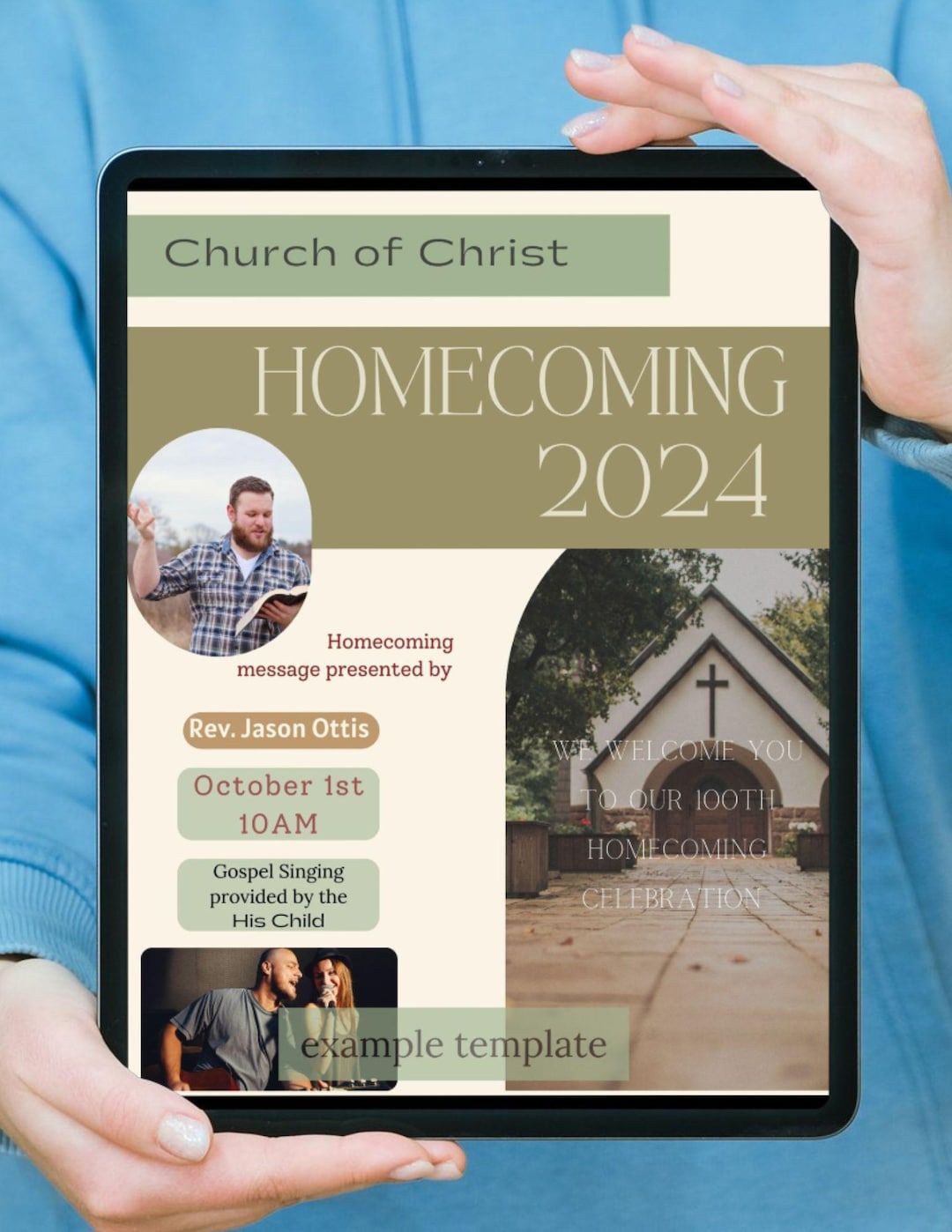 Church Homecoming Flyer| Church Events Flyer | Fall Event Flyer ...