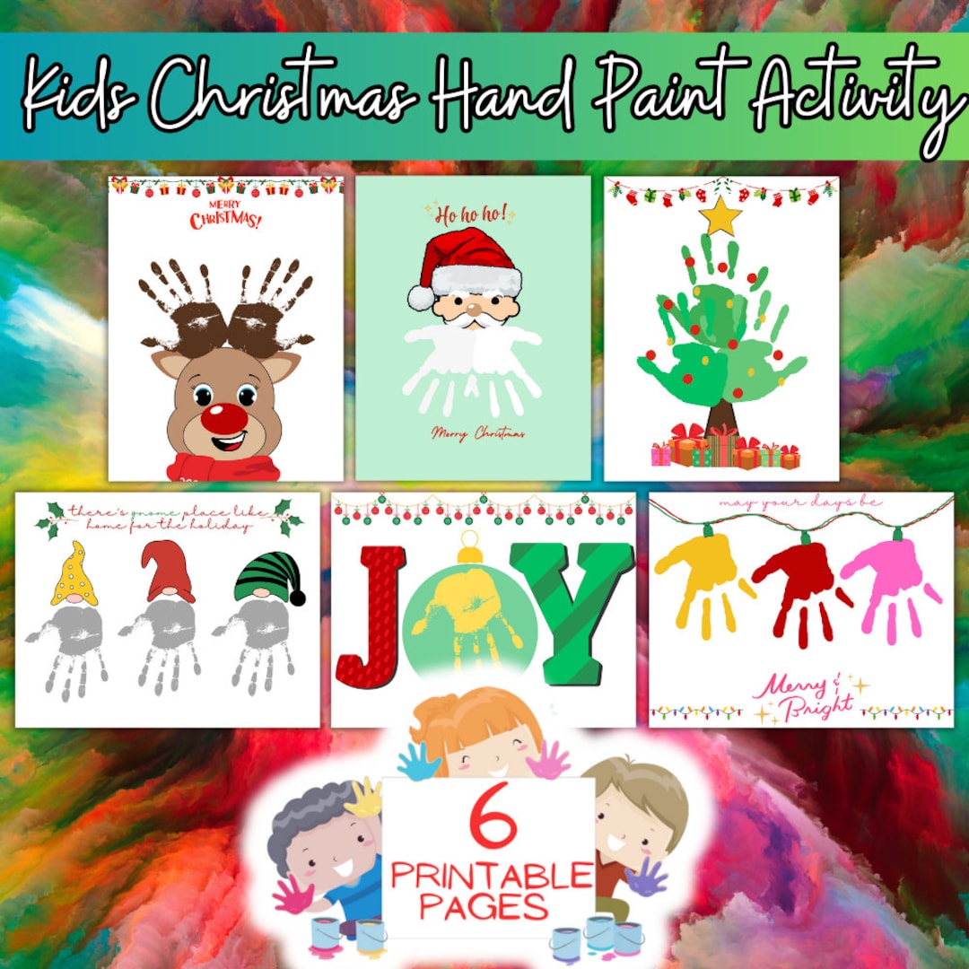 Christmas Handprint Craft Homeschool Christmas Crafts for Kids ...