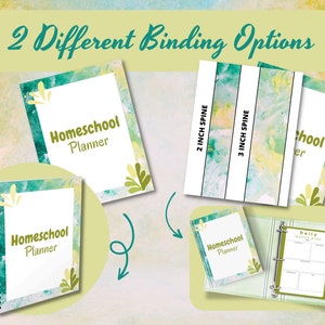100pg HOMESCHOOL Planner Printable, Home School Teacher, Academic ...