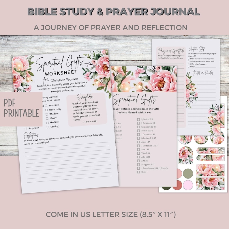 Spiritual Gifts Bible Study for Women| Christian Devotional Journal ...