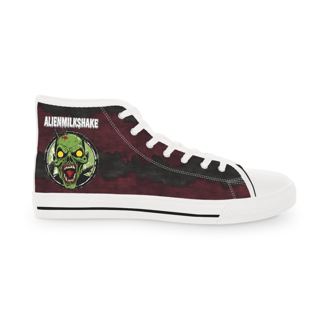 Zombie Stomper - Men's High Top Sneakers Paranormal Ghost Hunting ...