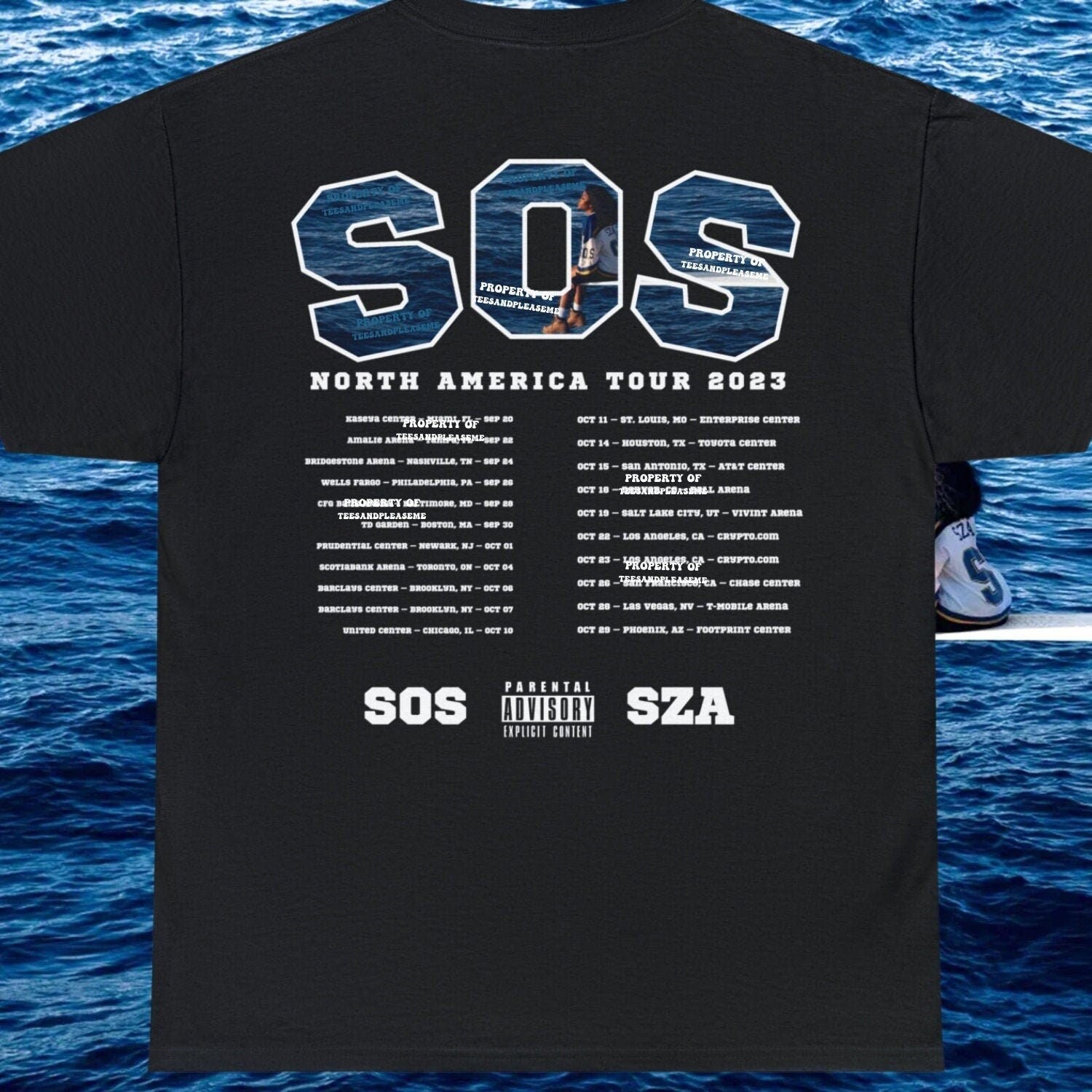 SZA shirt SZA SOS Tour 2023 Concert Fan-Inspired Sza Merch Sos 2023 ...