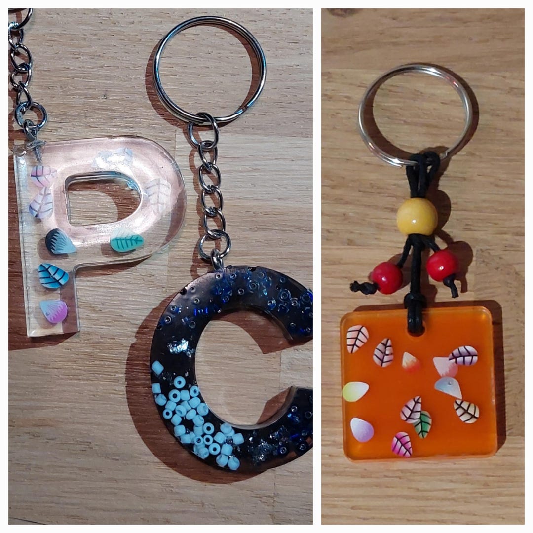 Epoxy Resin / Key Ring - Etsy
