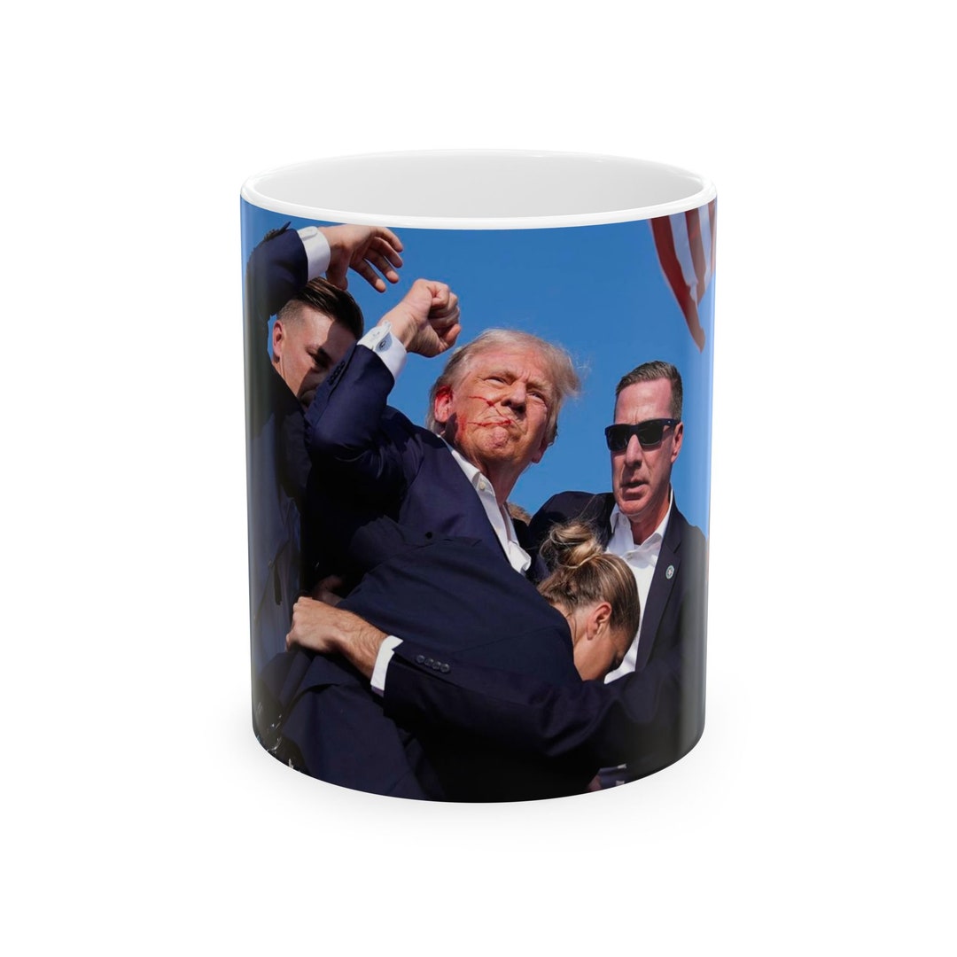 Donald Trump Flag 2024 Ceramic Coffee Mug Tea Cup 11 Oz. Cup Mug Trump ...
