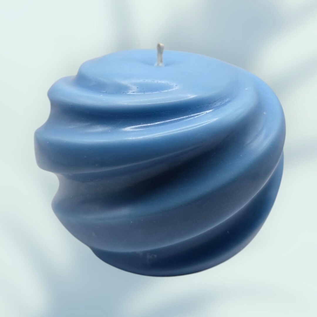 Handcrafted Swirl Candles: Artisan Made Home Accent for Elegant Decor ...