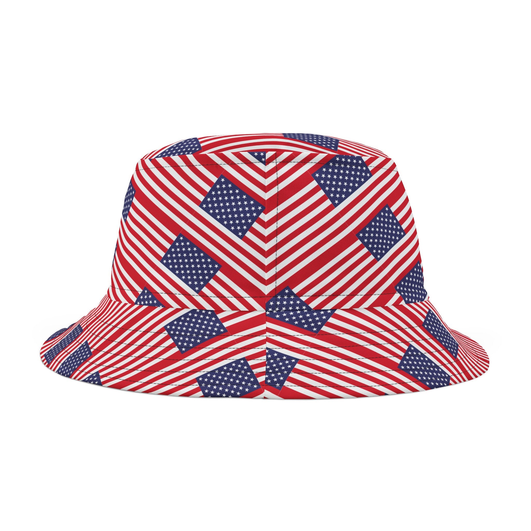 American Flag Bucket Hat, Stars and Stripes Hat, Patriotic Hat ...