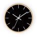 Black Clock, Minimalist Clock, Modern Wall Clock, Elegant Clock, Cool ...