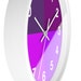 Four Tone Clock, Purple Clock, Quadrant Toned Clock, Multi Shade Clock ...