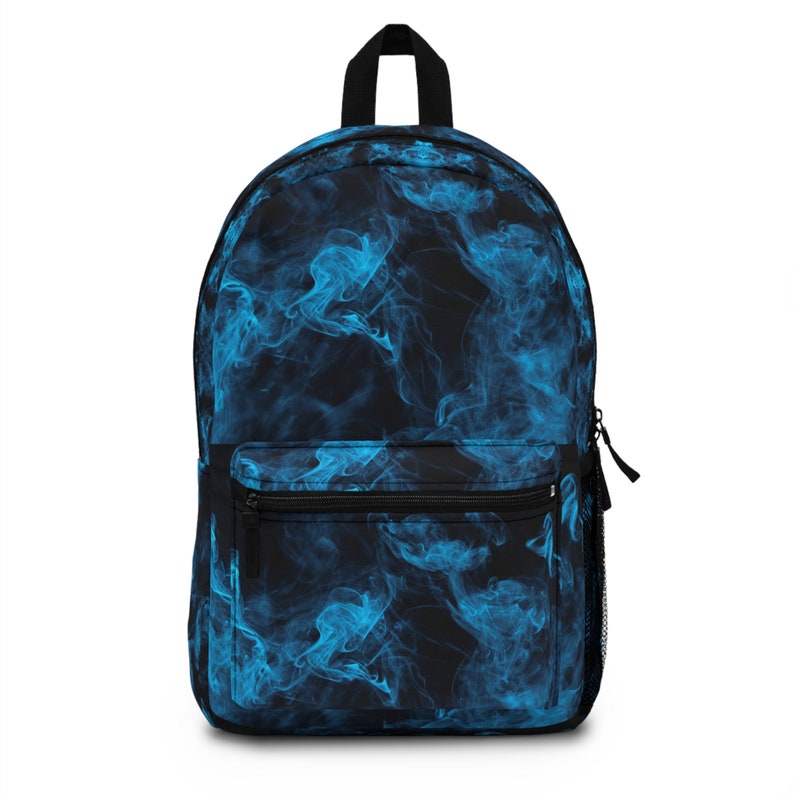 Backpack, Blue Smoke Backpack, Kids Backpack, Adult Backpack, Unique ...