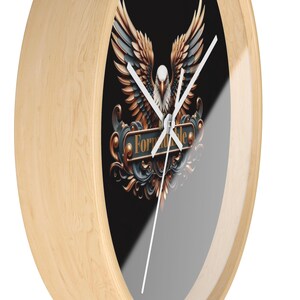 Eagle Wall Clock, Eagle Clock, Ornate Eagle Clock, Bird Wall Clock ...