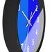 Two Tone Blue Clock, Blue Clock, Two Tone Clock, Dual Tone Clock ...