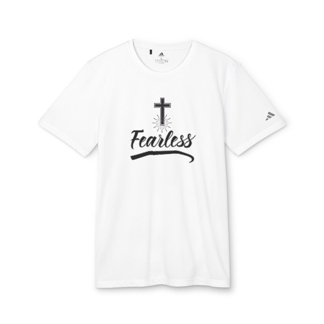 Fearless Christian Shirt, Crucifix Shirt, Fearless Unisex Adidas® Shirt ...