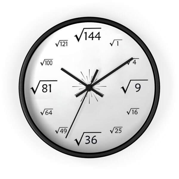 Square Wall Clock - Etsy