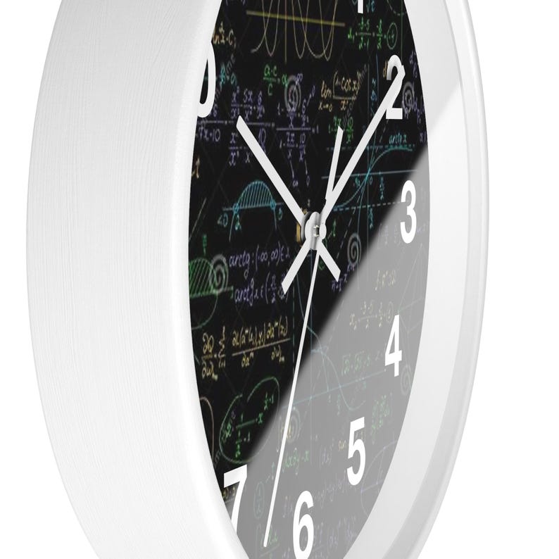 Math Clock, Math Wall Clock, Unique Wall Clock, Kids Clock, Math ...