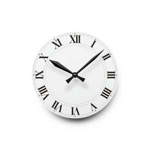 Acrylic Wall Clock, Roman Numeral Clock, Square Clock, Round Clock ...