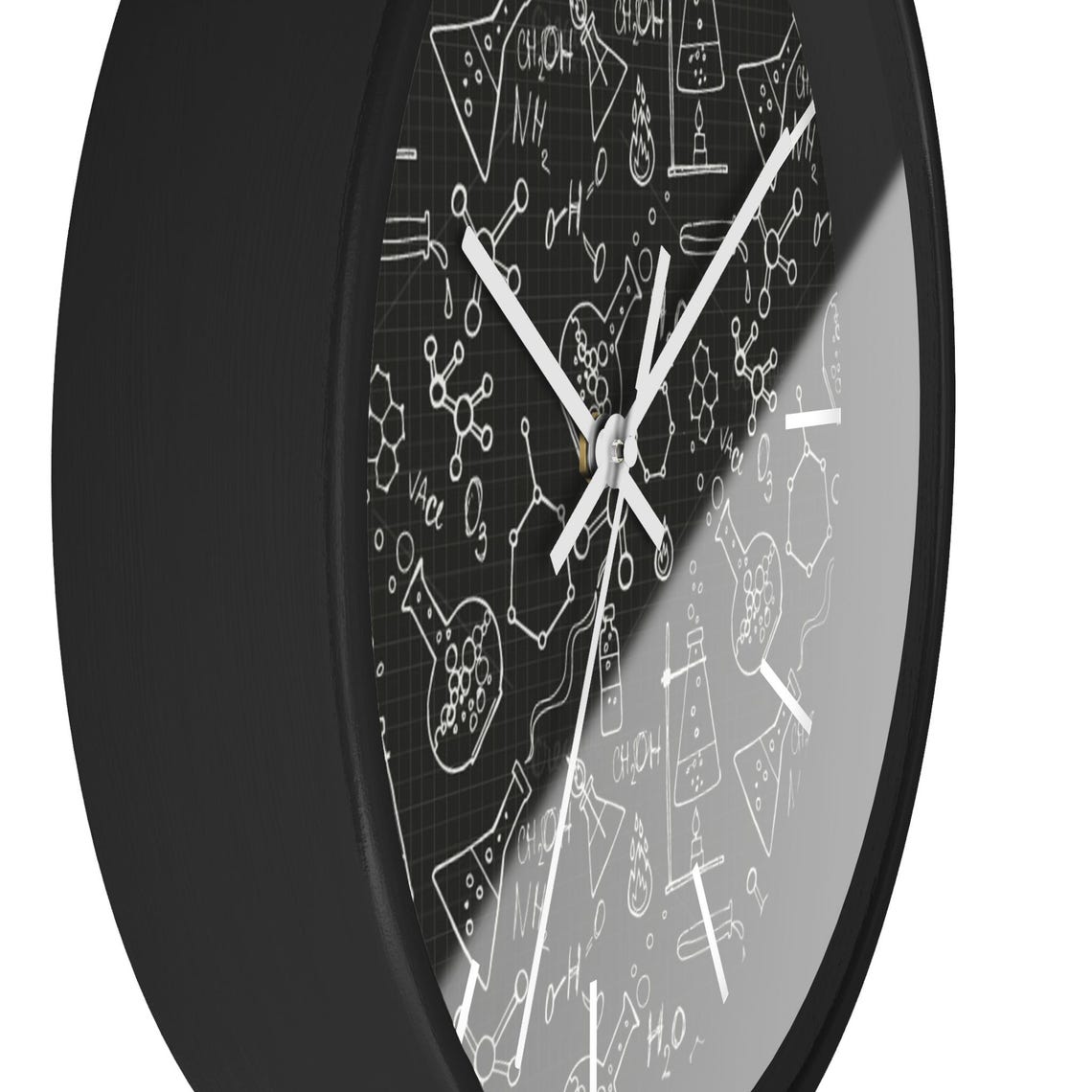 Chemistry Clock, Lab Tech Clock, Chem Lab Clock, Unique Wall Clock ...