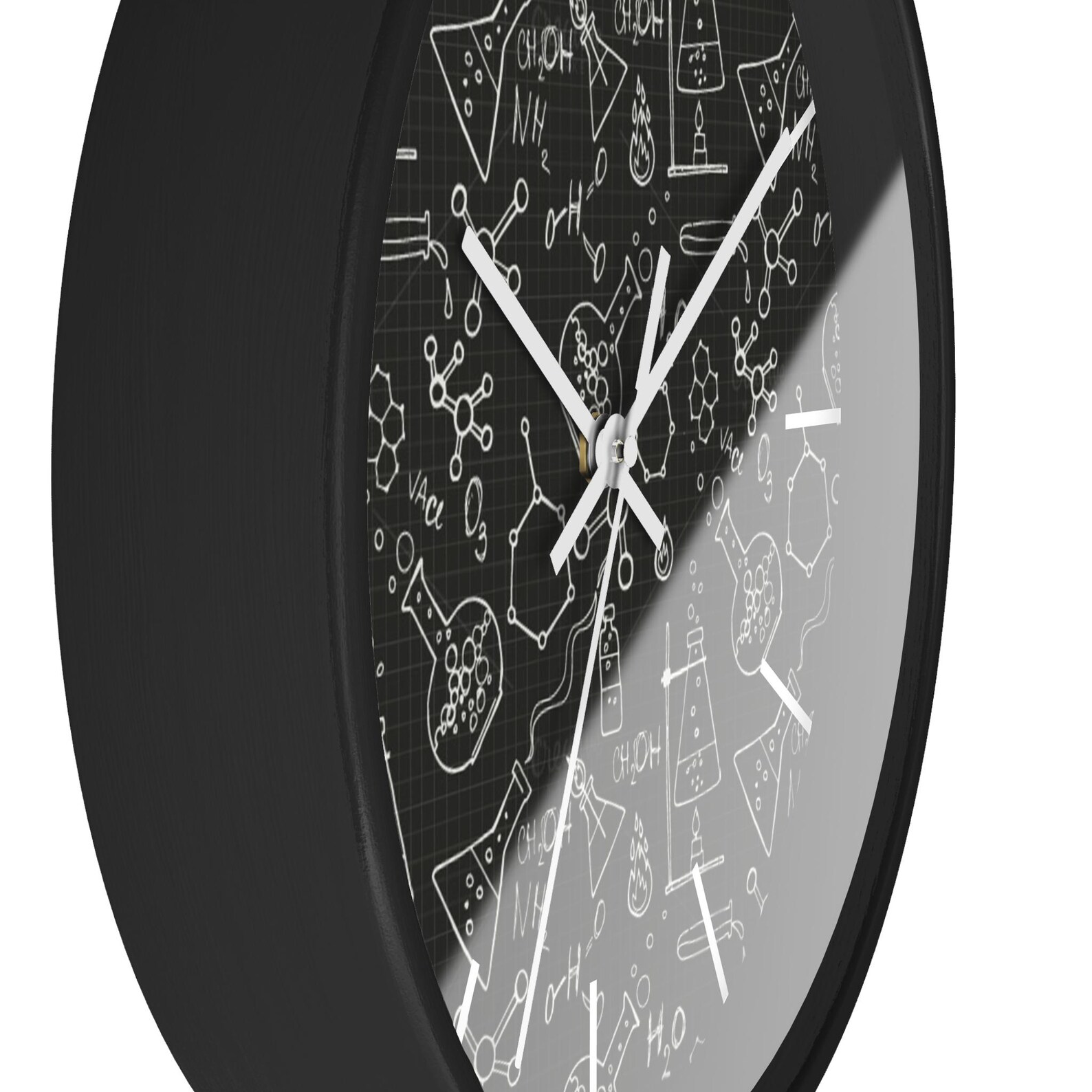 Chemistry Clock, Lab Tech Clock, Chem Lab Clock, Unique Wall Clock ...
