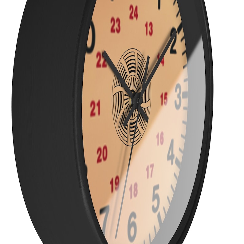 12- and 24-hour Clock, Military Time Clock, 24 Hour Military Wall Clock ...