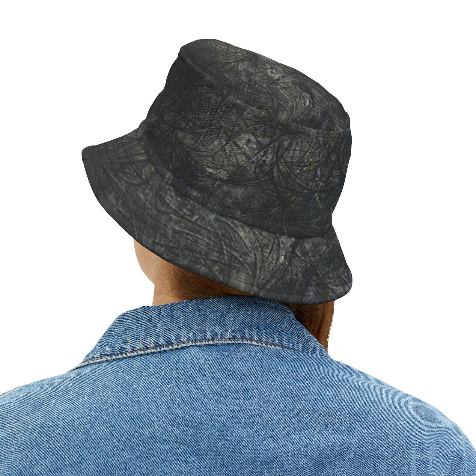 Bucket Hat, Goth Hat, Black Bucket Hat, Unique Bucket Hat, Trendy ...