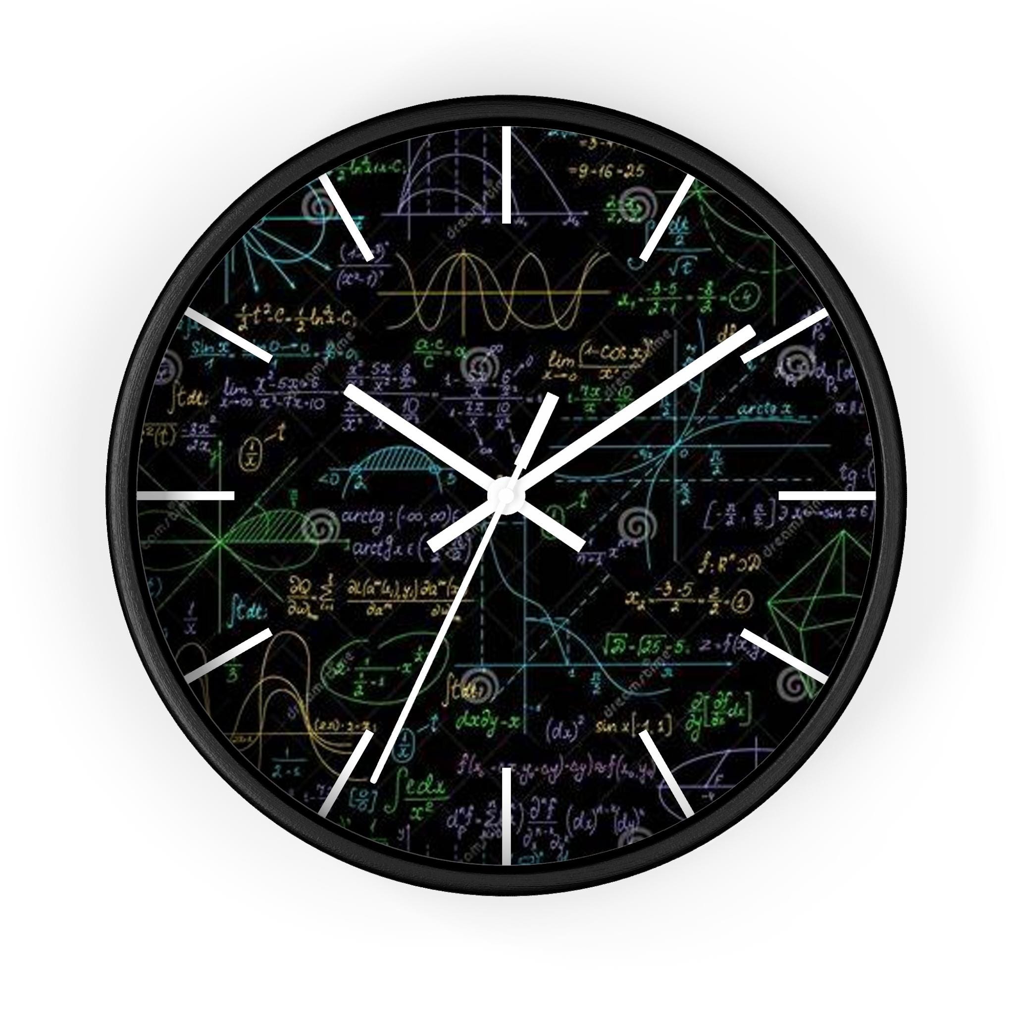 Math Wall Clock, Math Clock, Unique Wall Clock, Kids Clock, Math ...