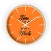 Time is Precious Wall Clock, Inspirational Wall Clock, Motivational ...