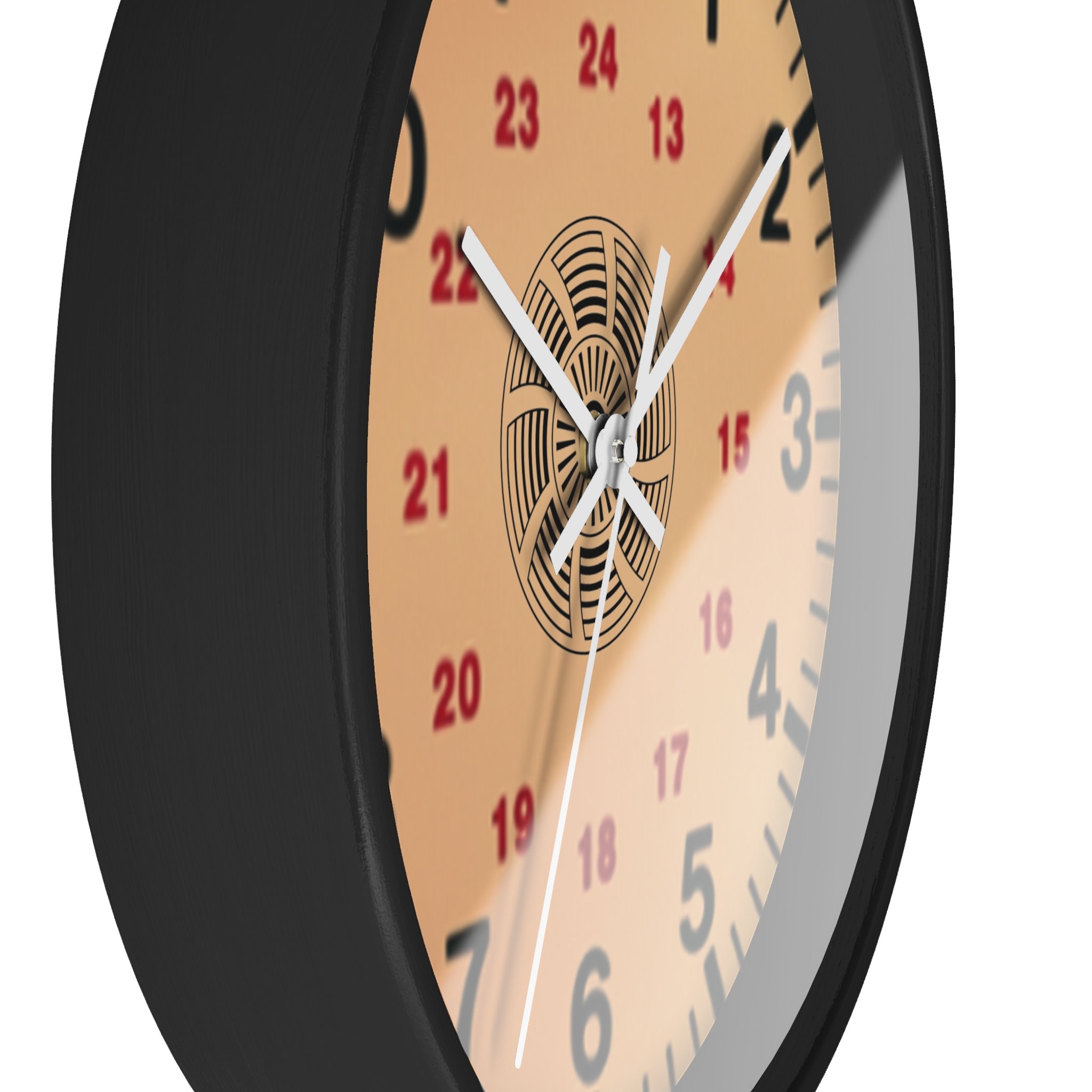 12- and 24-hour Clock, Military Time Clock, 24 Hour Military Wall Clock ...