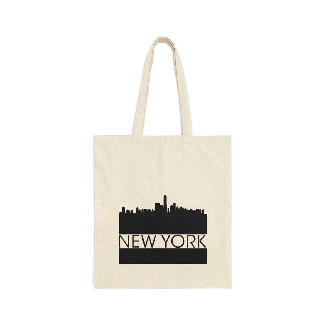 New York City Tote Bag Cityscape Design NYC Skyline Empire - Etsy