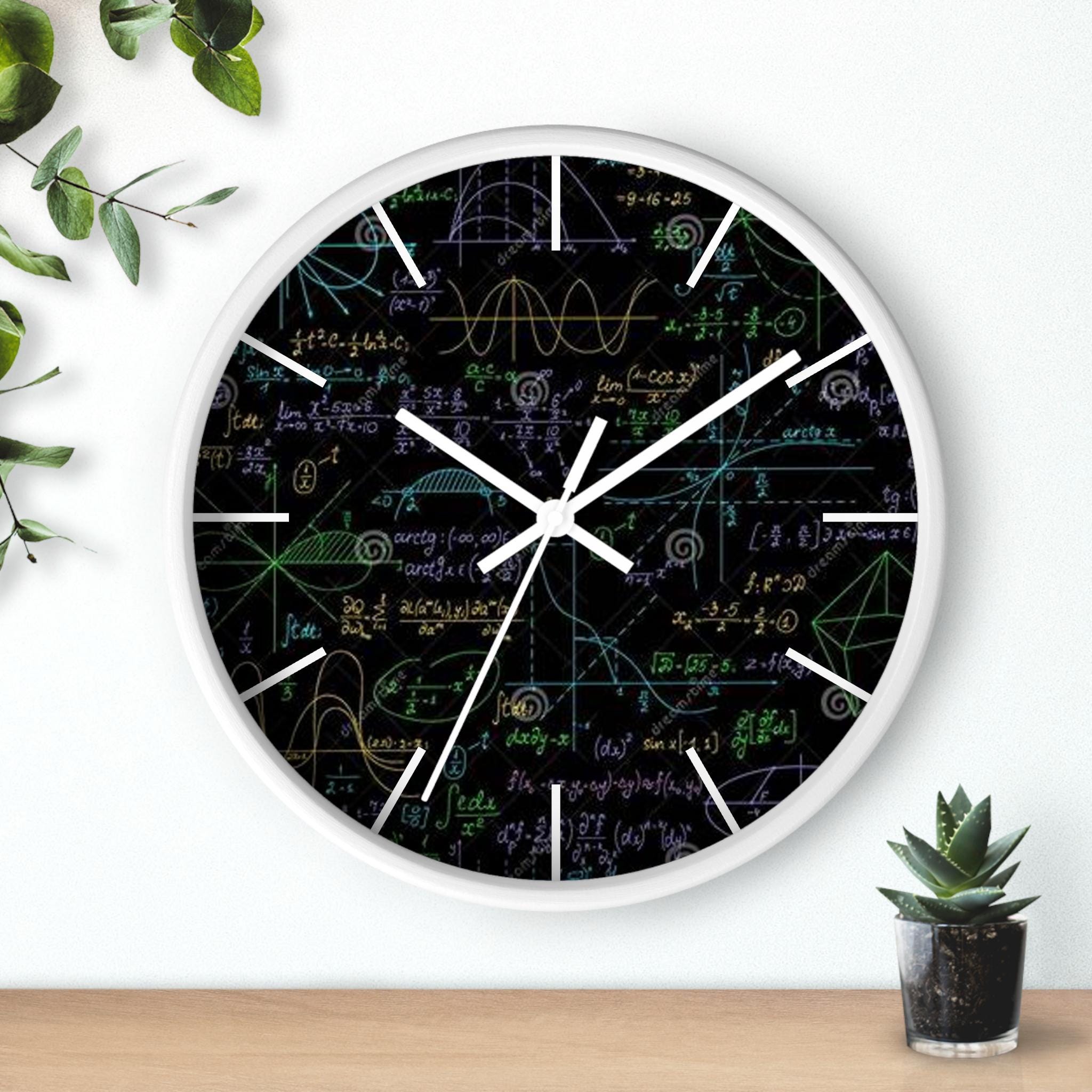 Math Wall Clock, Math Clock, Unique Wall Clock, Kids Clock, Math ...