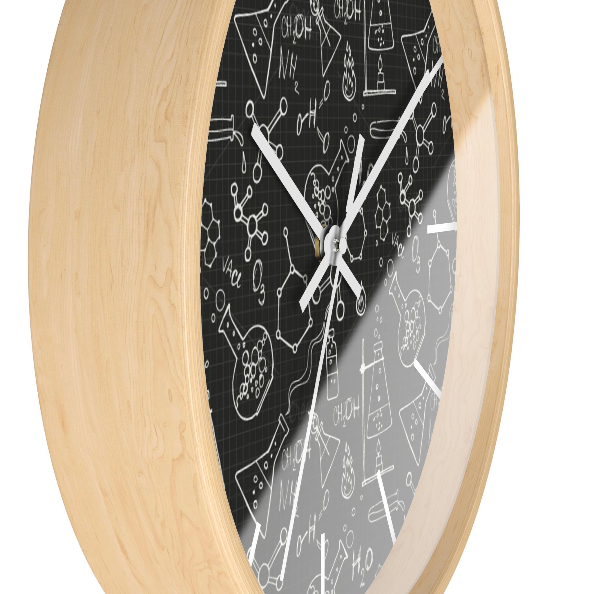 Chemistry Clock, Lab Tech Clock, Chem Lab Clock, Unique Wall Clock ...